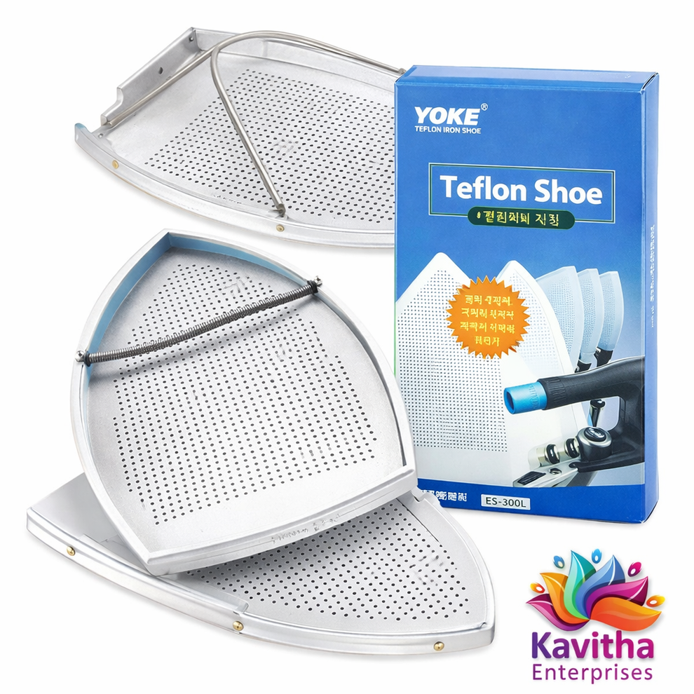 Teflon Iron Shoe ES-300L for Industrial Steam Iron | Heat Resistant ...